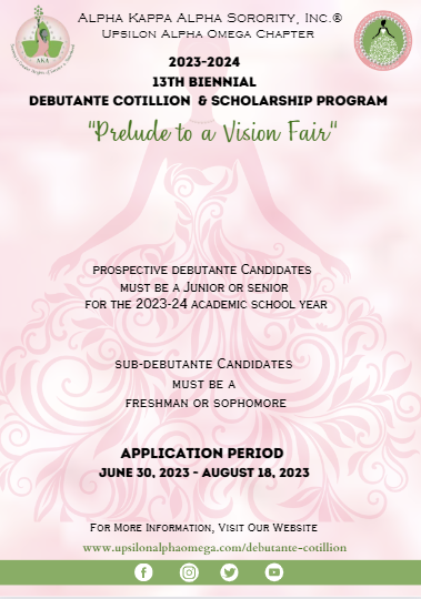Debutante Cotillion – Upsilon Alpha Omega Chapter